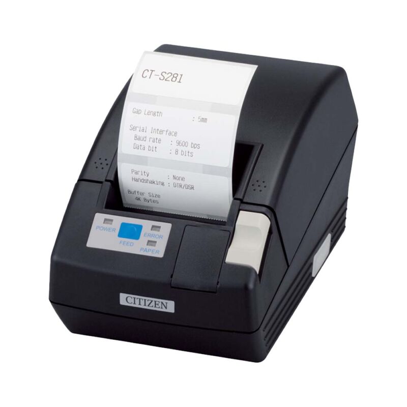 Citizen CT-S281 Portable Receipt Printer PN CT-S281UBU-WH-PLM1